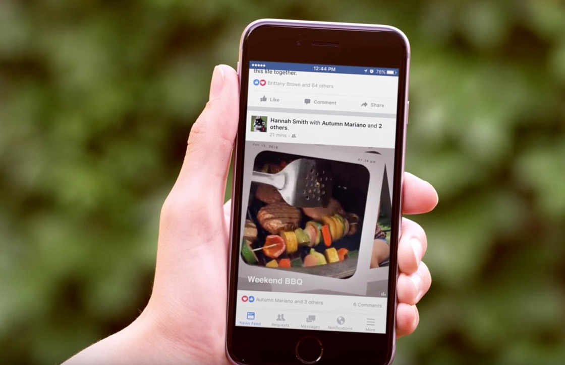 Facebook foto's voortaan ook als diashow te delen