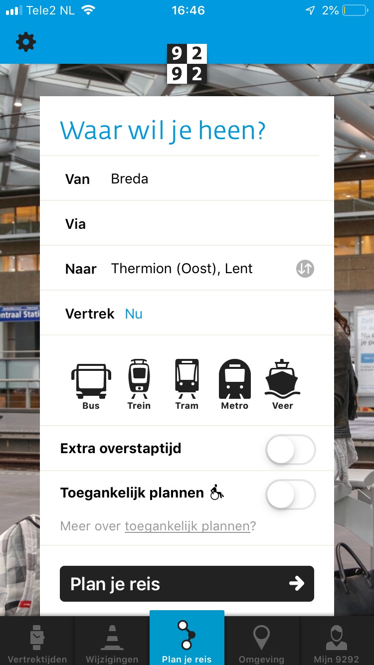 NS Reisplanner versus 9292 OV: de populairste ov-apps vergeleken